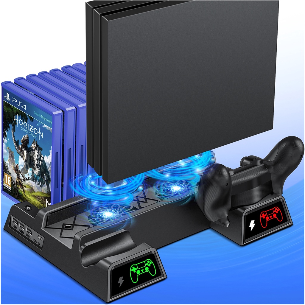 Ventilador Para PS4/PS4 Pro Slim Console Suporte De Resfriamento ...