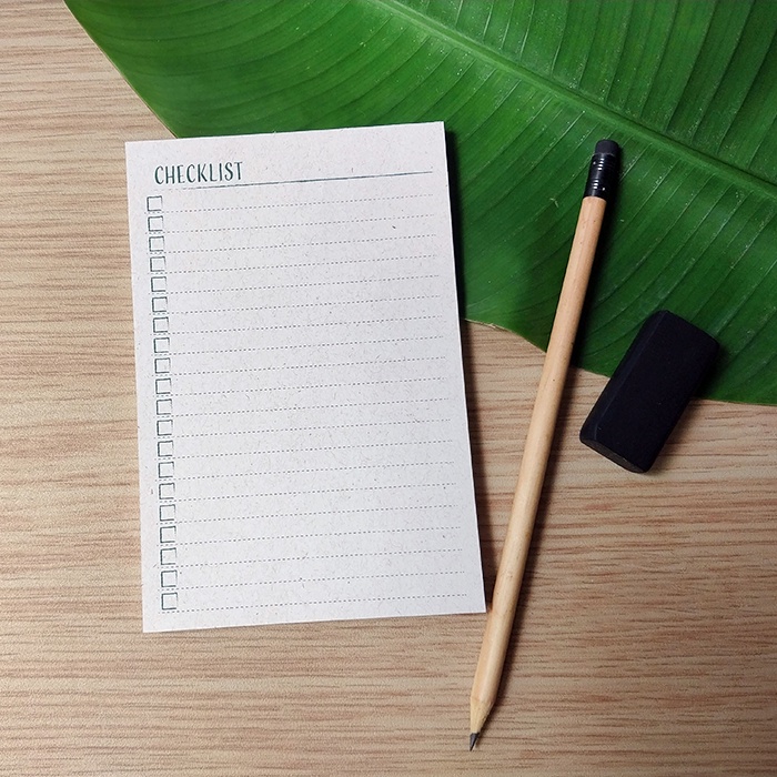 Bloco Checklist Eco | Shopee Brasil