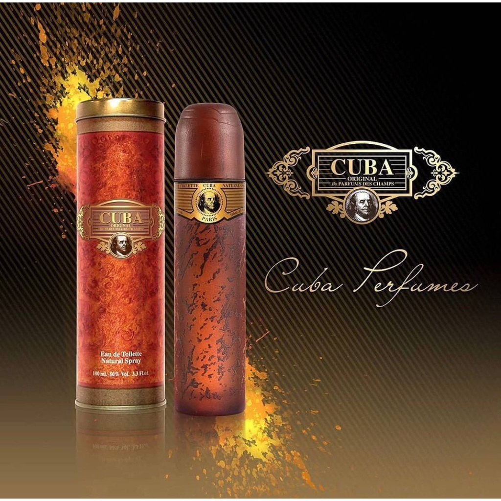 Perfume Cuba Gold Edt 100 ml Original e Lacrado | Shopee Brasil