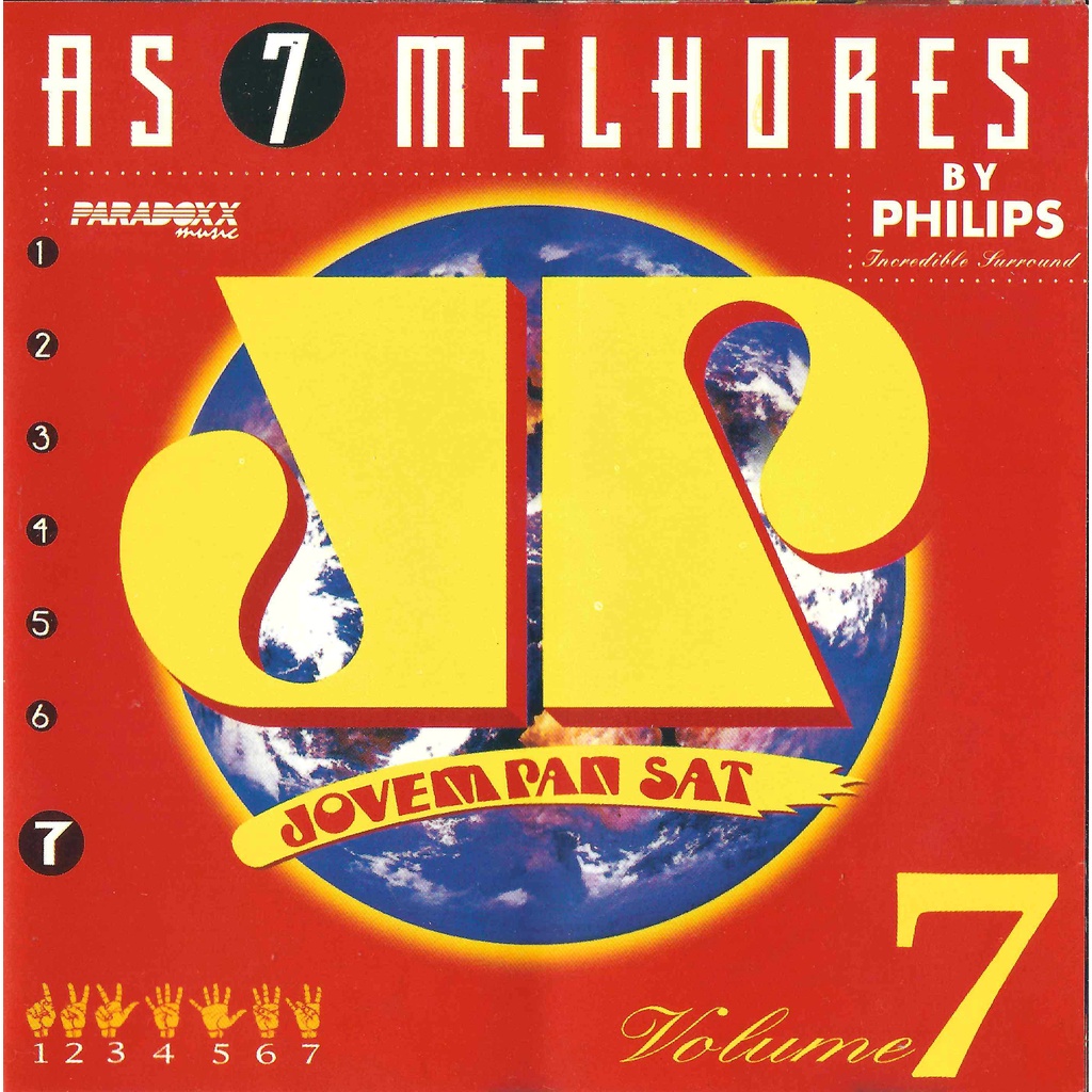 Cd As 7 Melhores Da Jovem Pan Vol. 07 - Paradoxx Music (1997) | Shopee ...