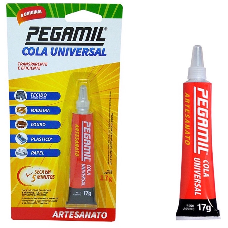 Cola Universal Artesanal Pegamil 17gramas - Unidade | Shopee Brasil