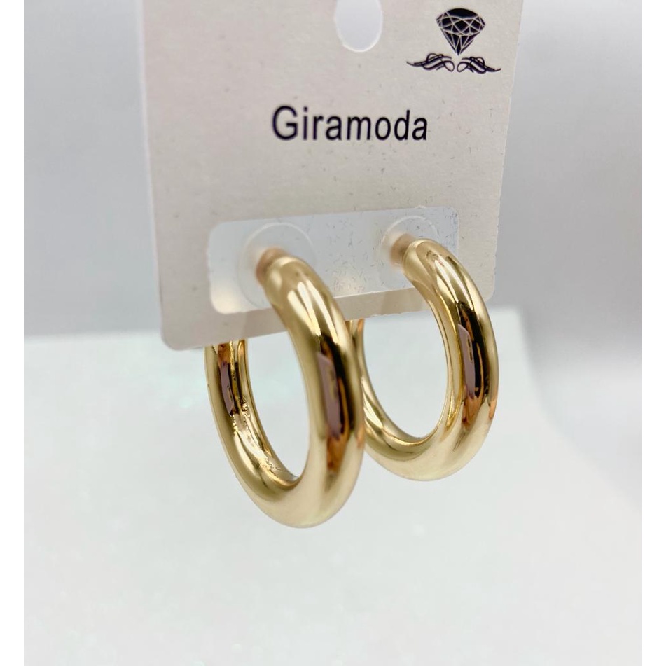 Brincos clássicos simples e modernos femininos - ouro e prata | Shopee ...