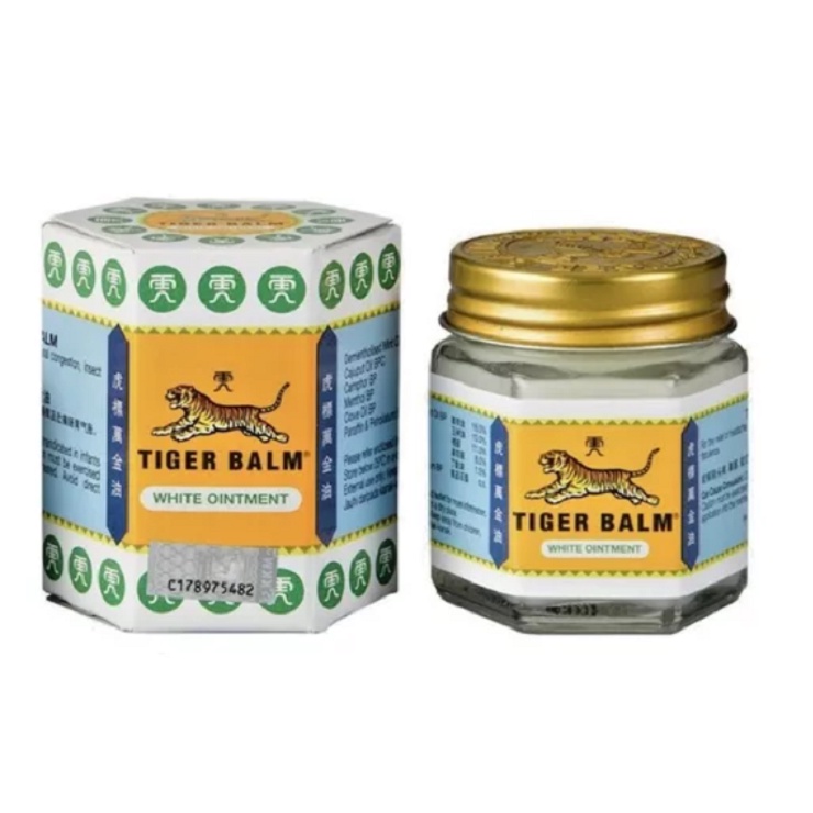 Pomada Tiger Balm White Original Grande Tigre Dores 30g | Shopee Brasil