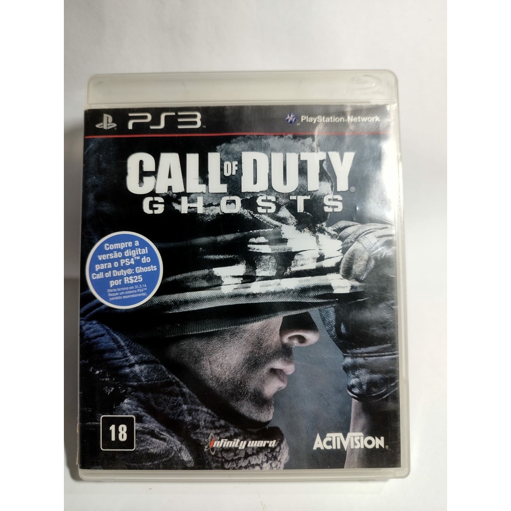 Call Of Duty Ghosts - Mídia Física - Ps3 | Shopee Brasil