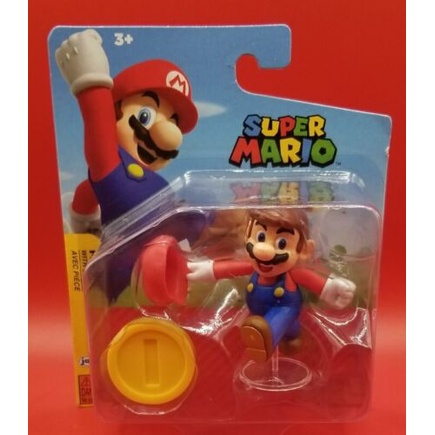 Boneco Mini Super Mario With Coin Com Moeda Nintendo | Shopee Brasil