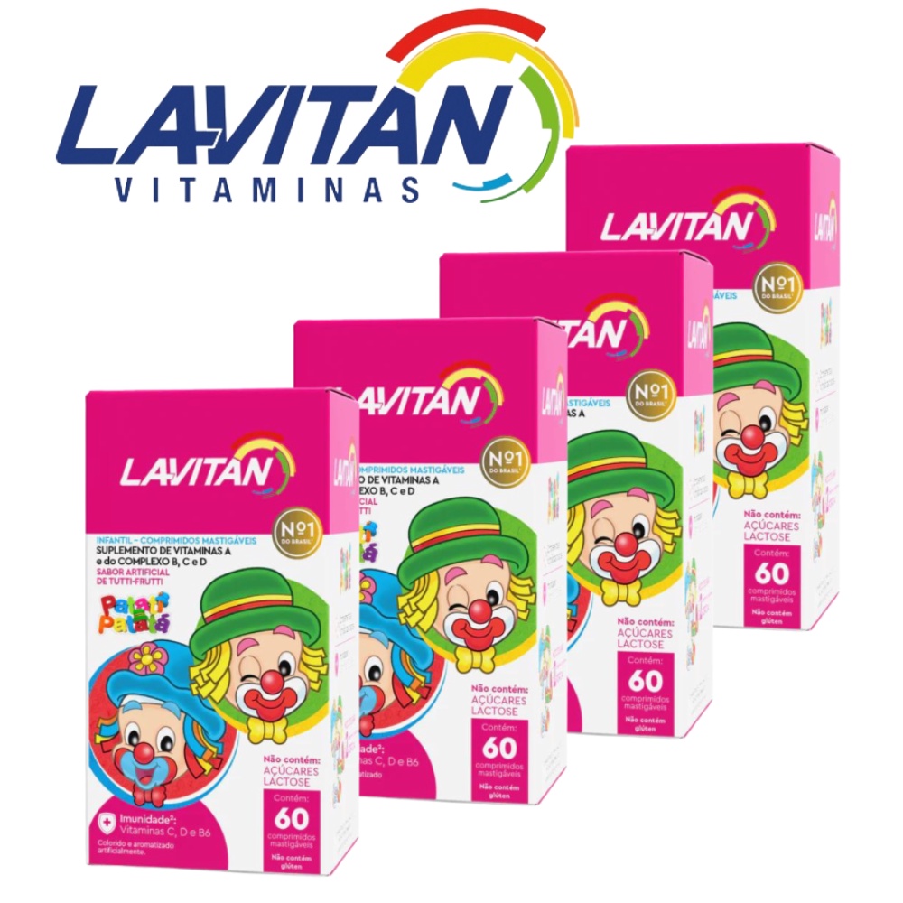 Kit Lavitan Kids Infantil: Suporte Nutricional Divertido para Crianças ...