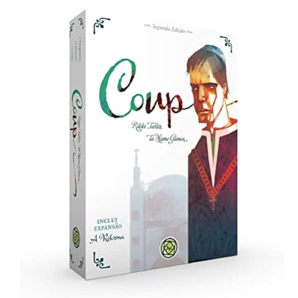 COUP 2ª EDIÇÃO- INCLUI EXPANSÃO: A REFORMA | Shopee Brasil