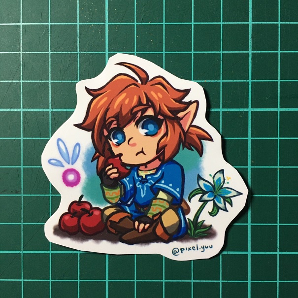 Adesivo Zelda - Chibi Link | Shopee Brasil