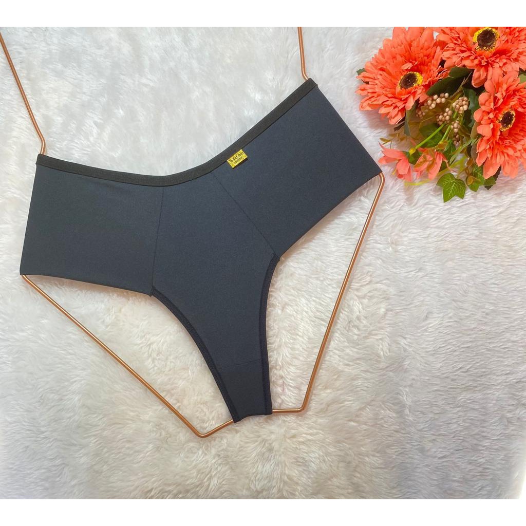 Kit 5 Calcinhas Fio Duplo Pala Dupla Conforto Cintura Alta Tanga ref ...