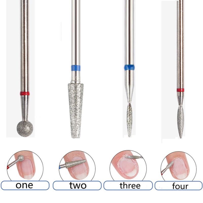 Fresa De Pregos De 2,35 Mm 3/32 " De Broca De Diamante Lixadeira Para ...