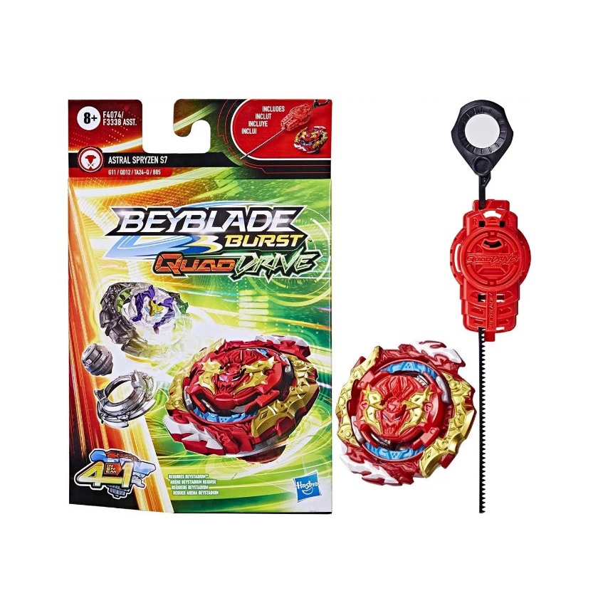 Beyblade Quaddrive Astral Spryzen S7 Lançador - Hasbro | Shopee Brasil