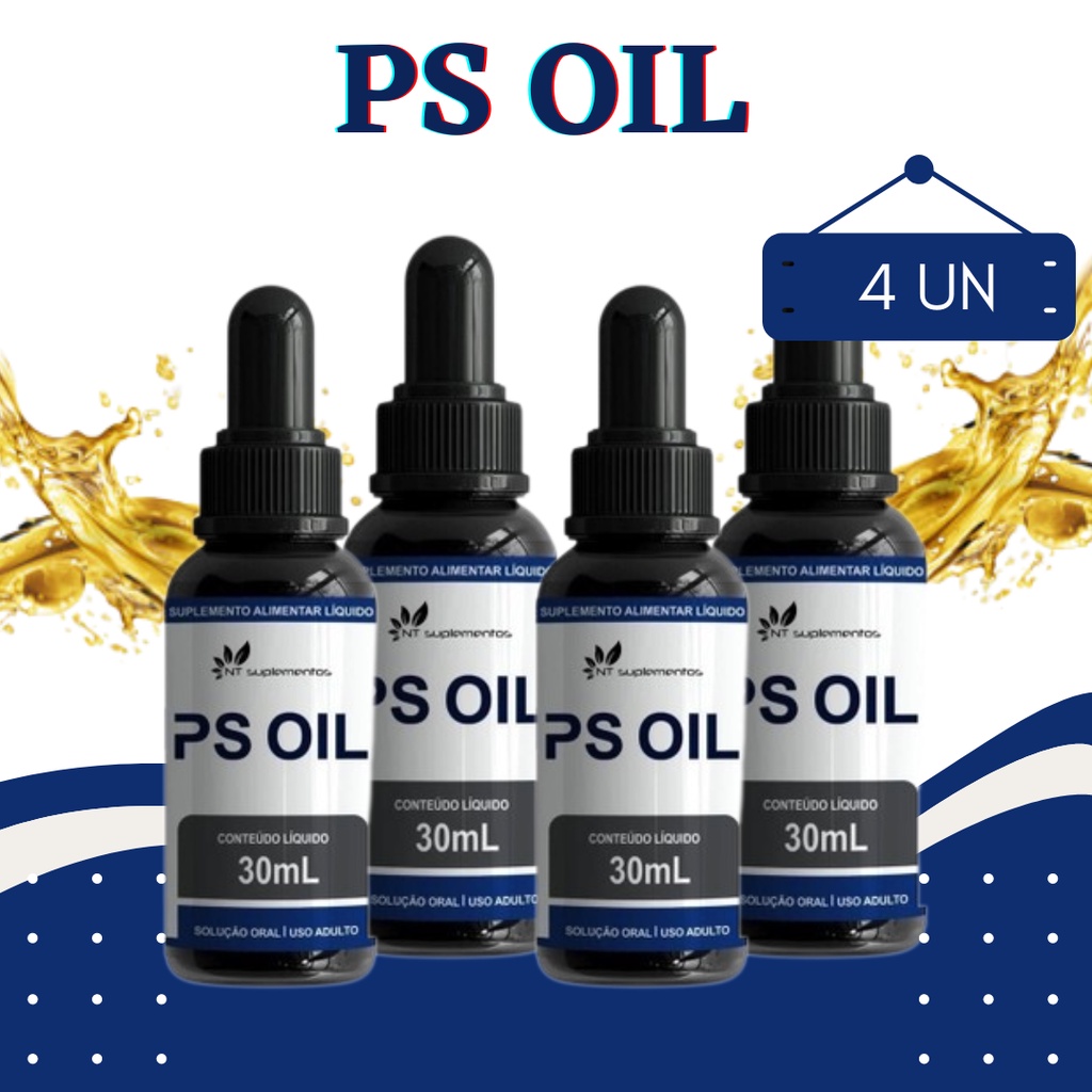 4 PROSTA SLIM ORIGINAL PS OIL MEGA POTENTE | Shopee Brasil