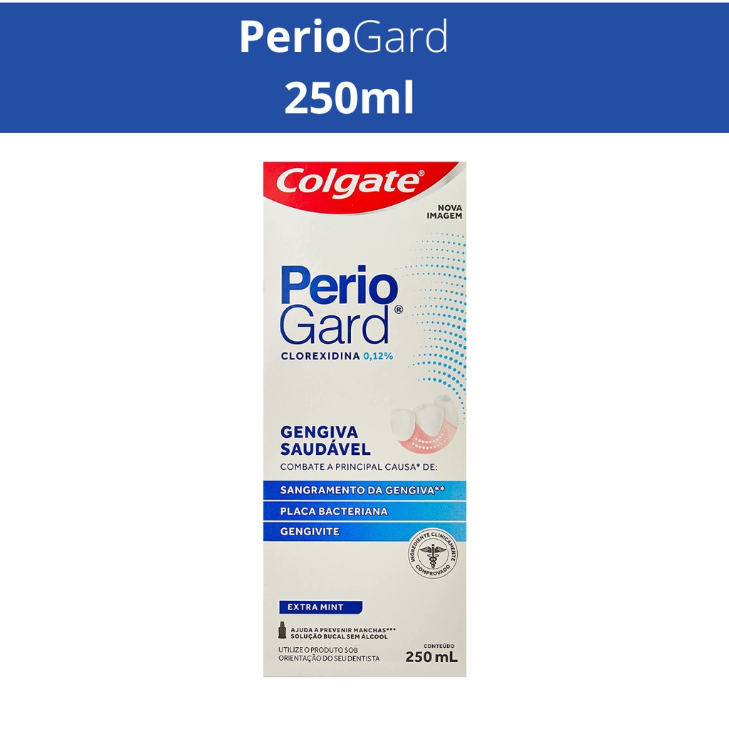 PerioGard Colgate Menta Original 250ml | Shopee Brasil