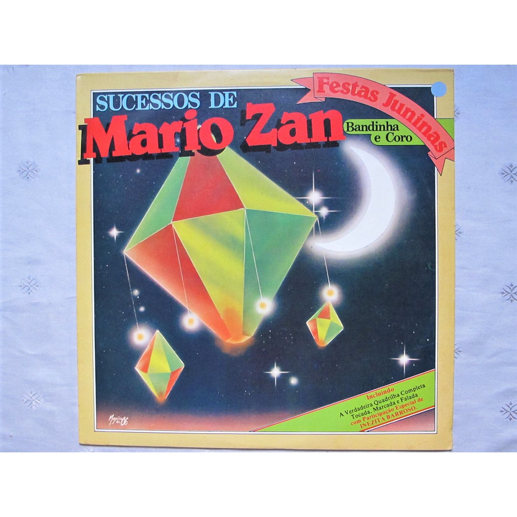 LP Vinil - Sucessos de Mario Zan - Festas juninas | Shopee Brasil