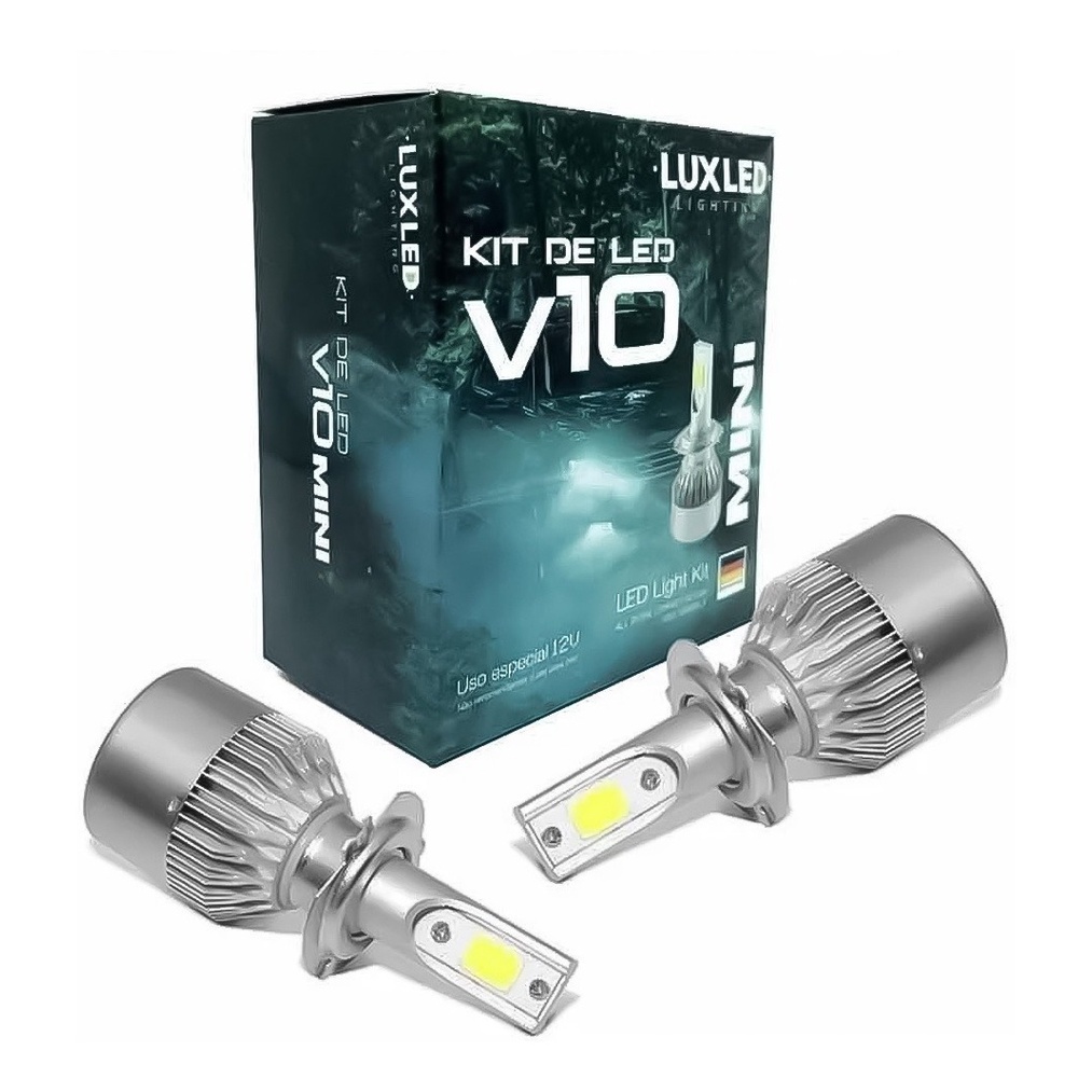 Par Lampada Led Carro Automotiva Luxled Xenon Mini 6500k H1 H3 H7 H8 ...