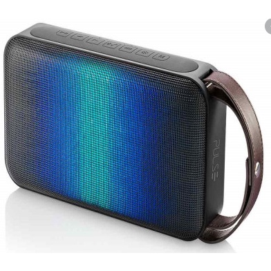 Caixa de Som Pulse Led Dinamico Bluetooth 50W RMS Preto SP234 | Shopee ...