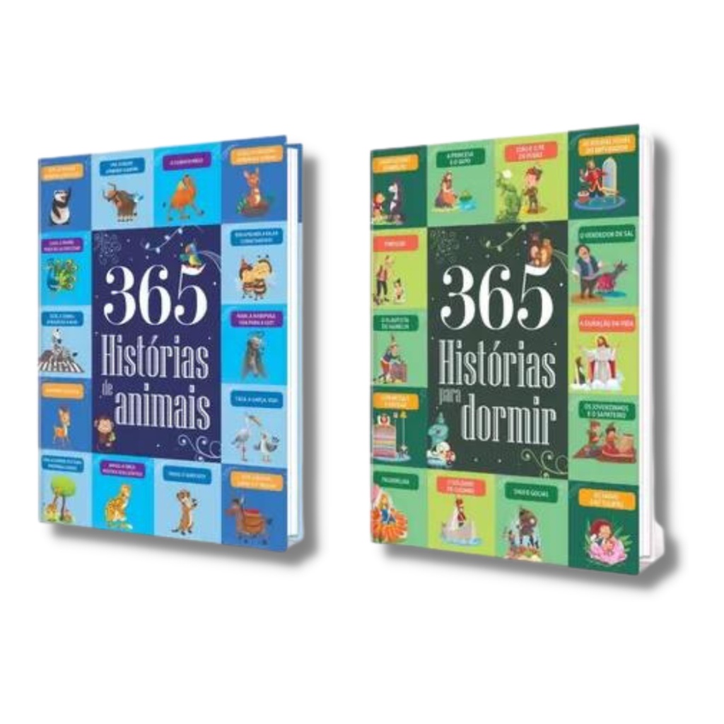Coleção Uma História Por Dia - 365 Histórias Para Dormir E 365 ...