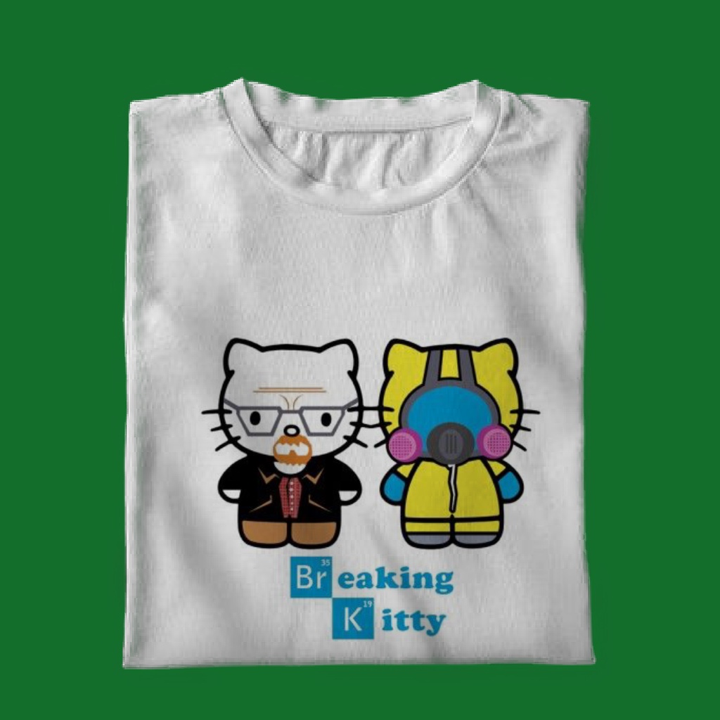Camiseta Breaking Bad breakitty Hello Kitty | Shopee Brasil