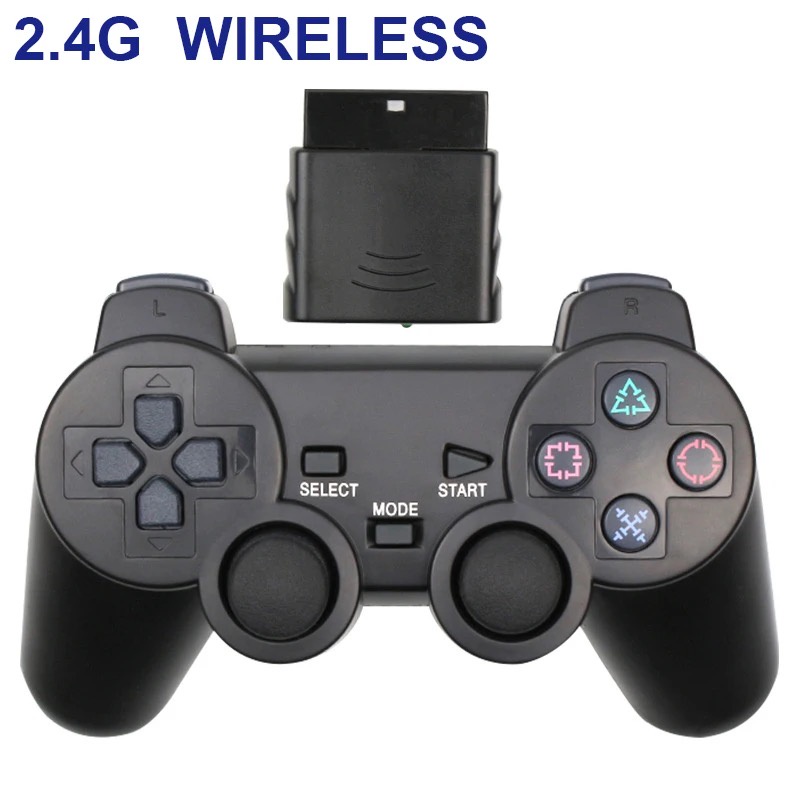Controle Ps2 Joystick Sem Fio Analógico Plug And Play | Shopee Brasil