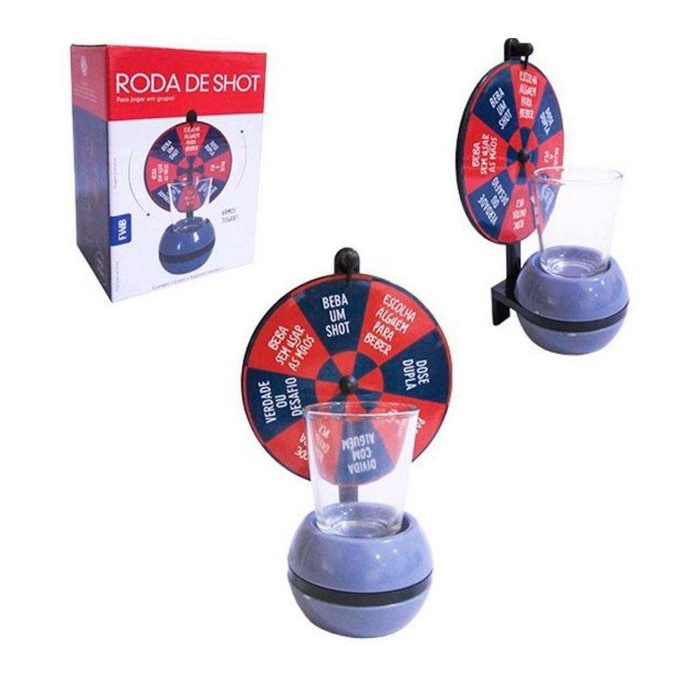 Jogo Roda Roleta Shot Brincadeira Churrasco Beber Vira Virou | Shopee ...