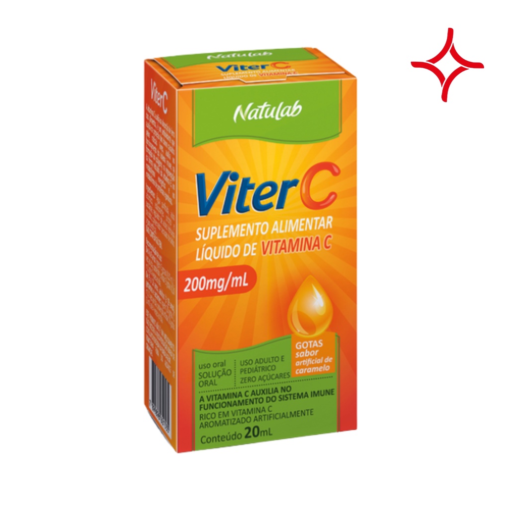 Vitamina C - Viter C Gotas 20Ml | Shopee Brasil