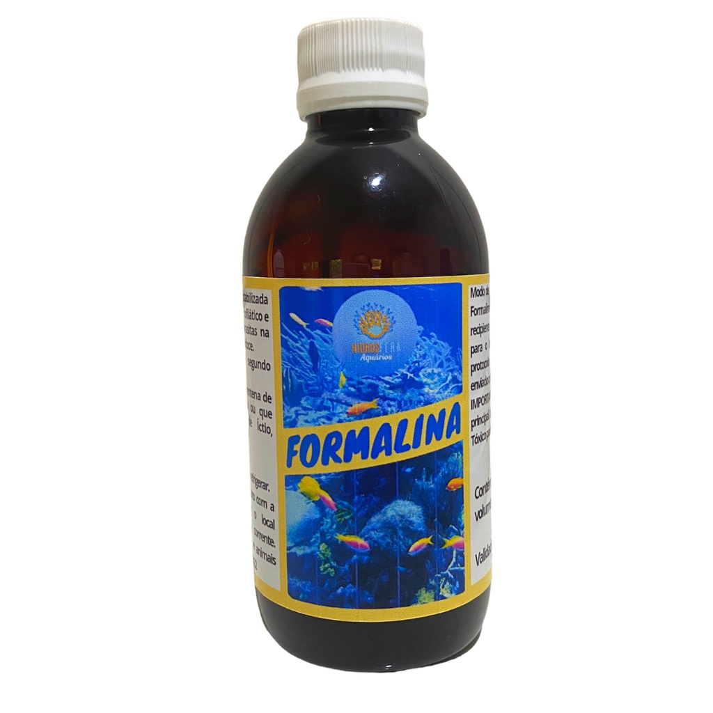 Solução de Formalina para Banho em Peixes Marinhos e Doce 200ml ...