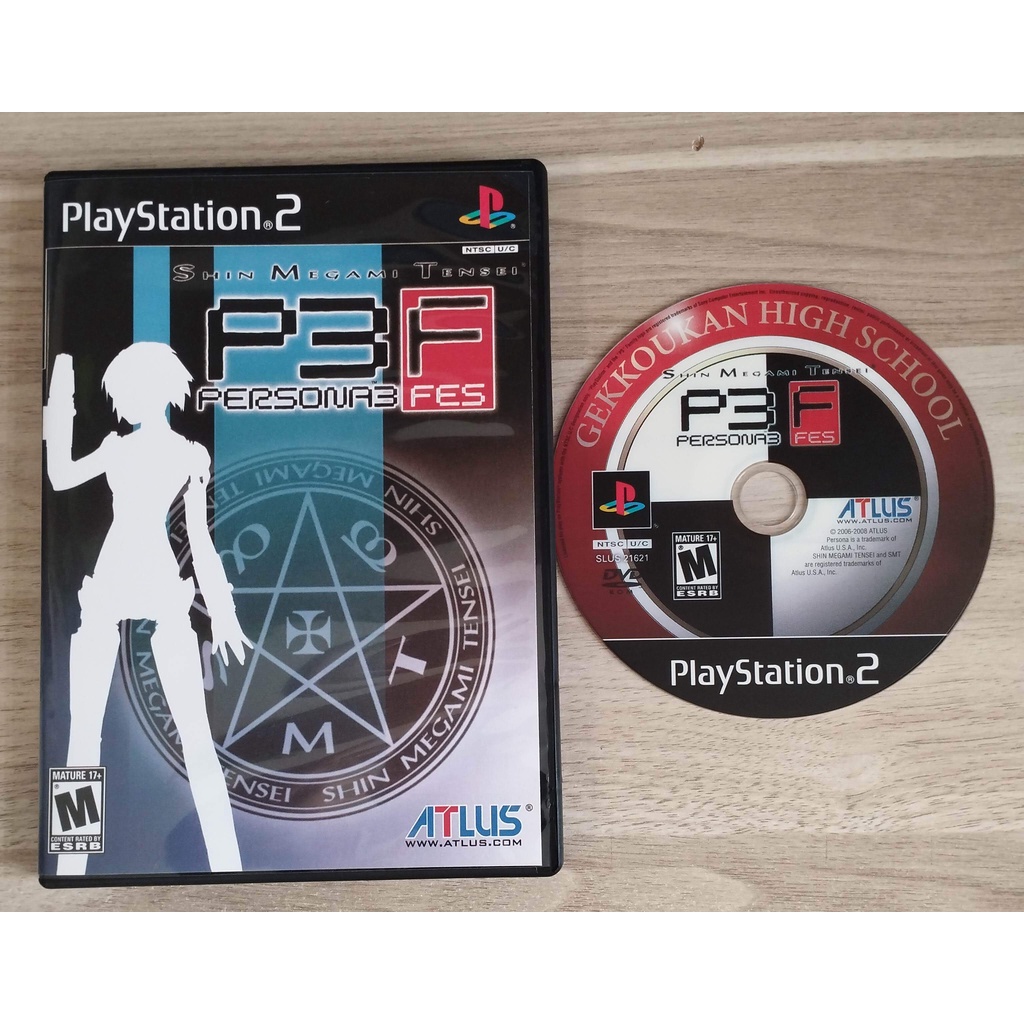 PS2 - PERSONA 3 FES | Shopee Brasil