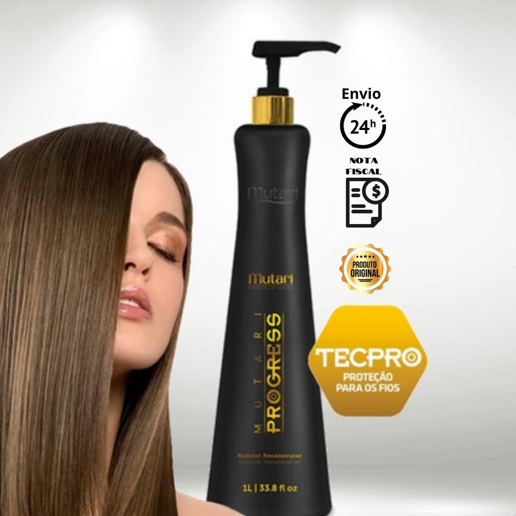 Escova Progressiva Mutari sem formol profissional 1 Litro | Shopee Brasil
