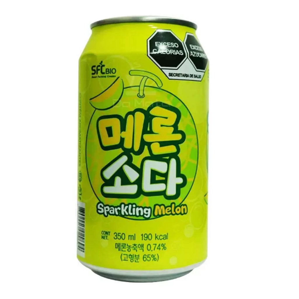 Refrigerante De Melão 350ml - Refrigerante Coreano Japonês Importado ...