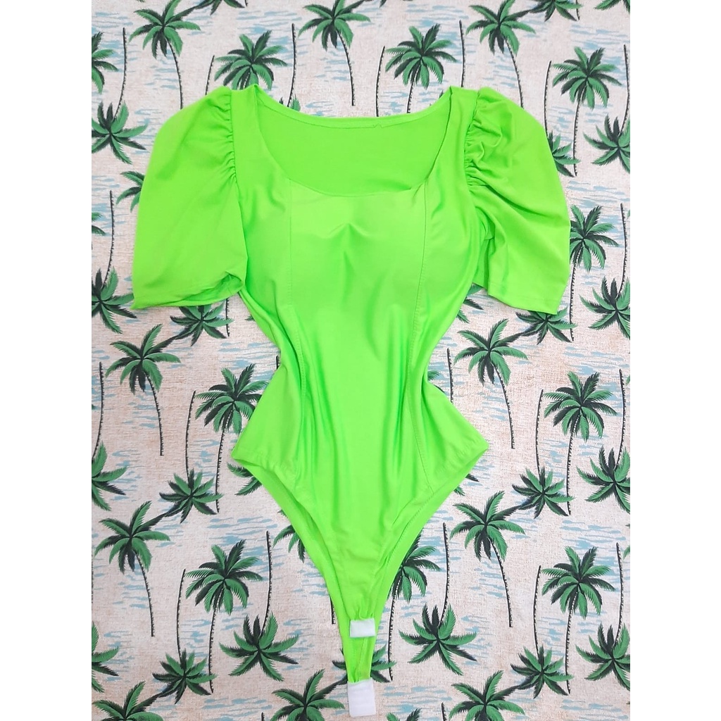 Body Feminino Manga Princesa Bufante Blusinha Bodi Bojo | Shopee Brasil