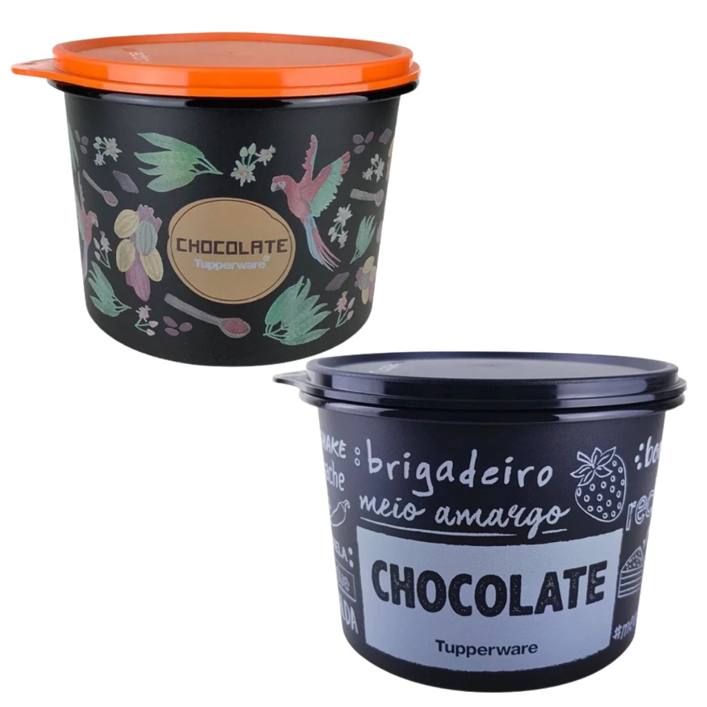 Tupperware Caixa Chocolate Floral ou PB | Shopee Brasil