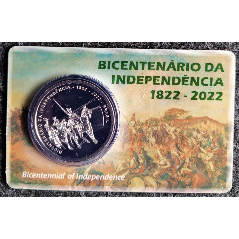 M-1905 Moeda 2 Reais 2022 - Bicentenário da Independência do Brasil ...