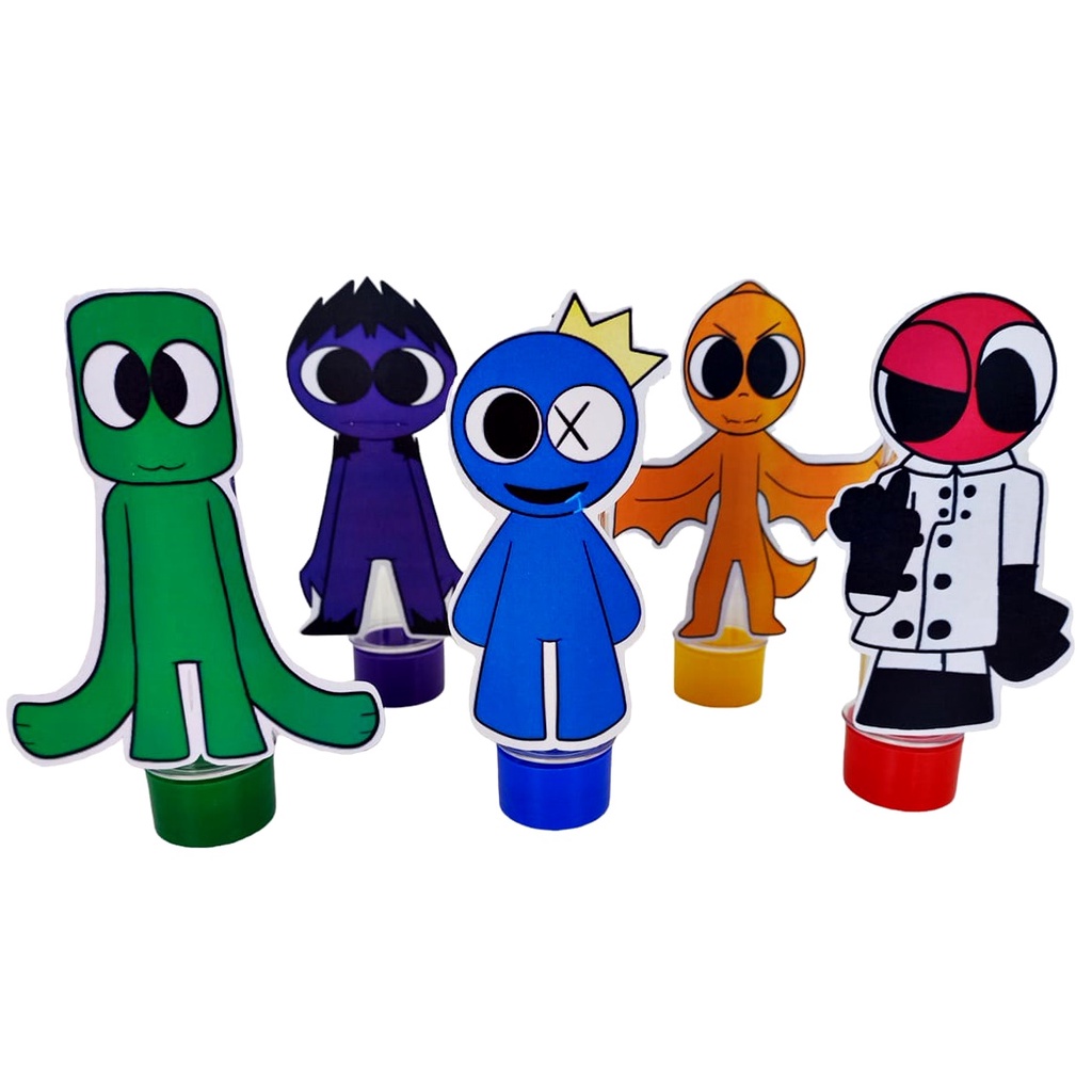 Rainbow Friends Tubete – 13 Cm c/ aplique Pct com 10 Lembrancinhas ...