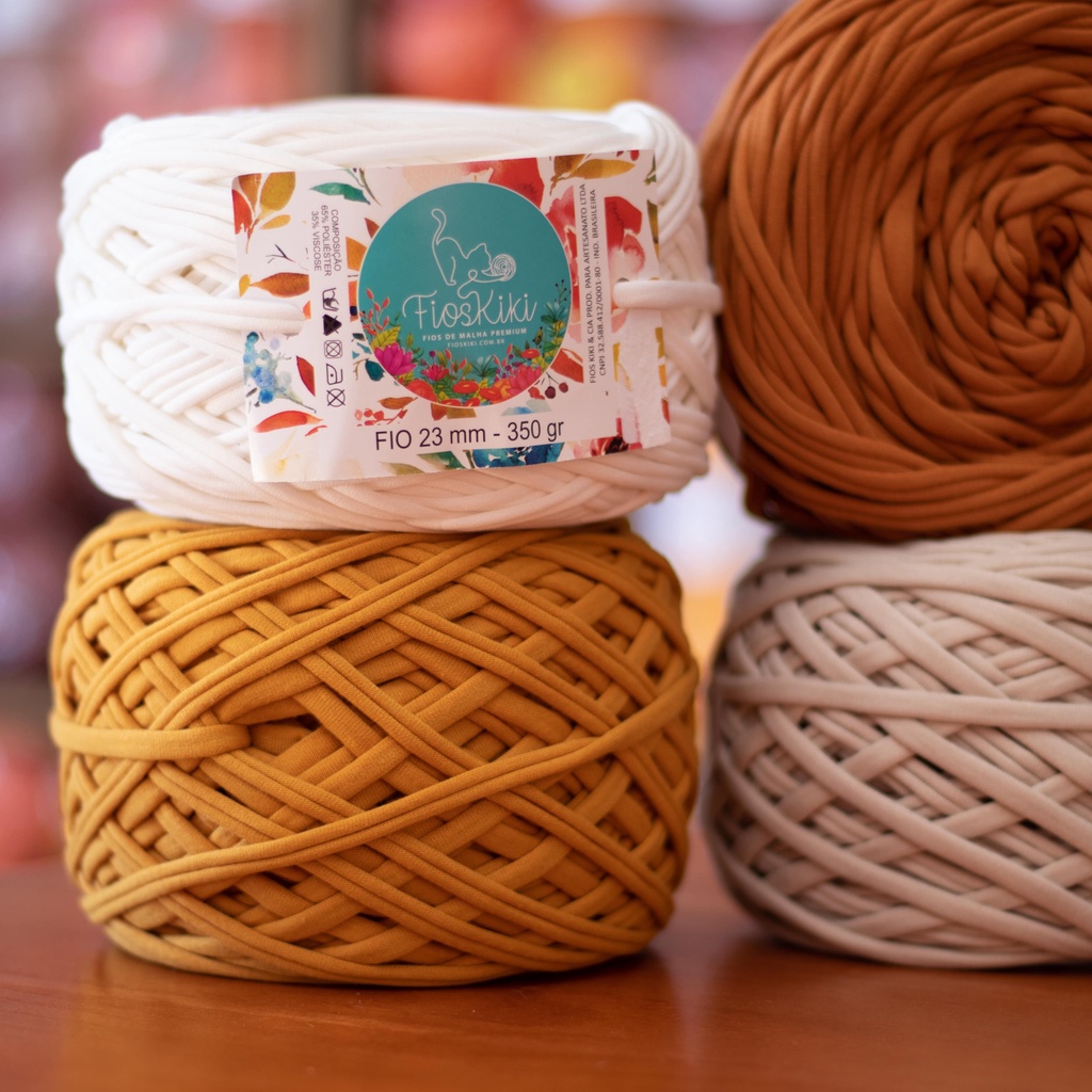 Fio de Malha Kiki 23mm 350gr | Shopee Brasil