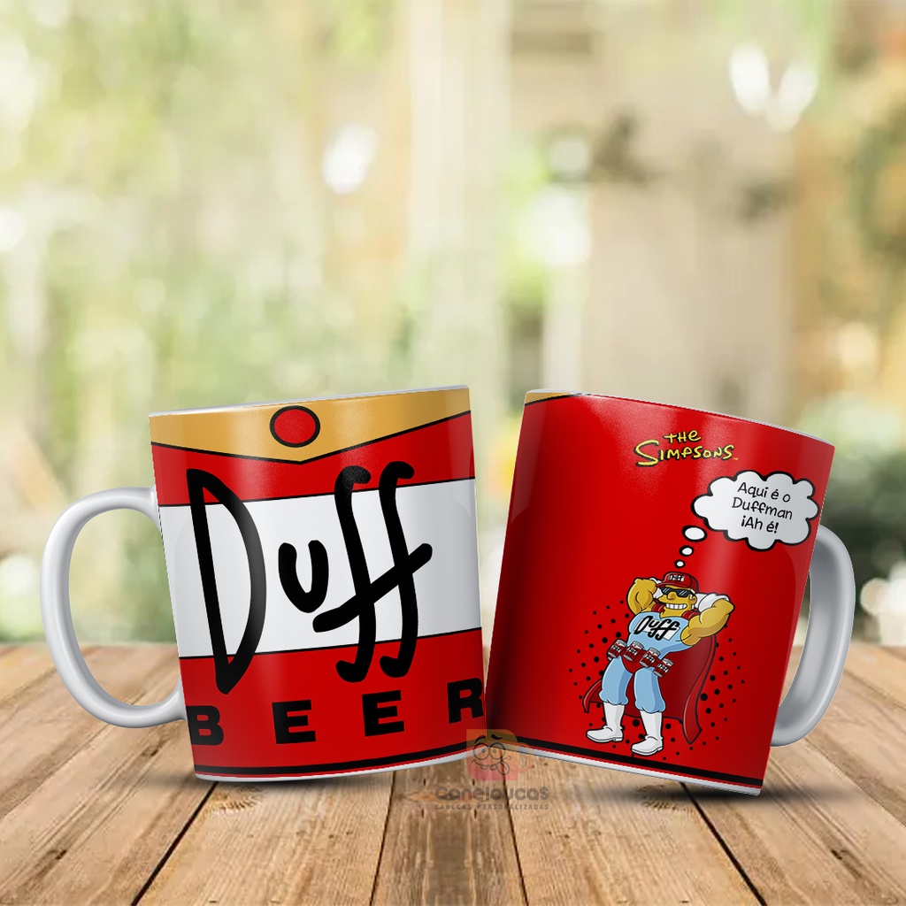 Caneca Simpsons Homer Duff Beer | Shopee Brasil