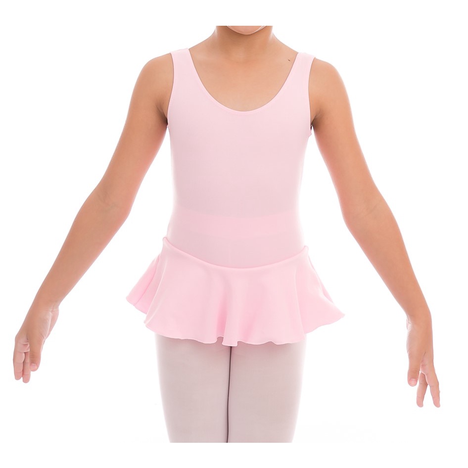 Collant Colan Body Ballet Balé Uniforme - Regata com Saia | Shopee Brasil