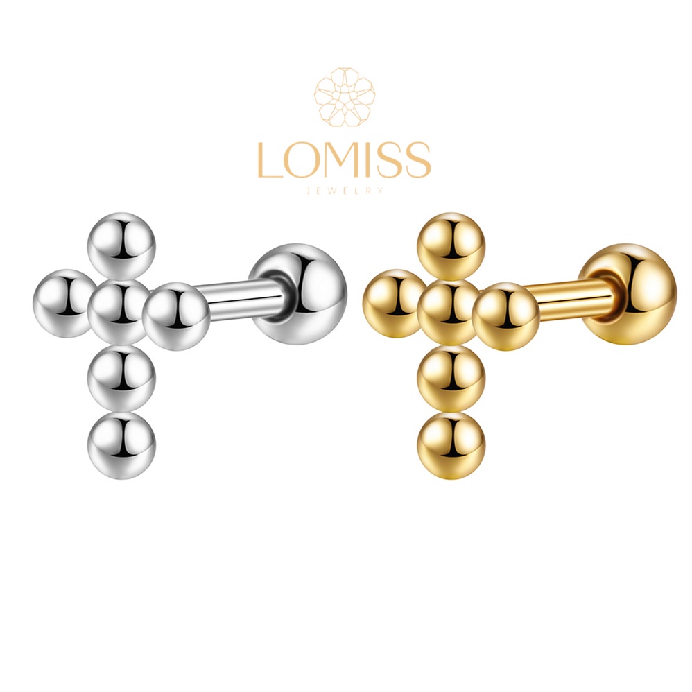 Piercing Helix Flat Conch Tragus Lóbulo Minibarbell AÇo CirÚrgico Pvd ...