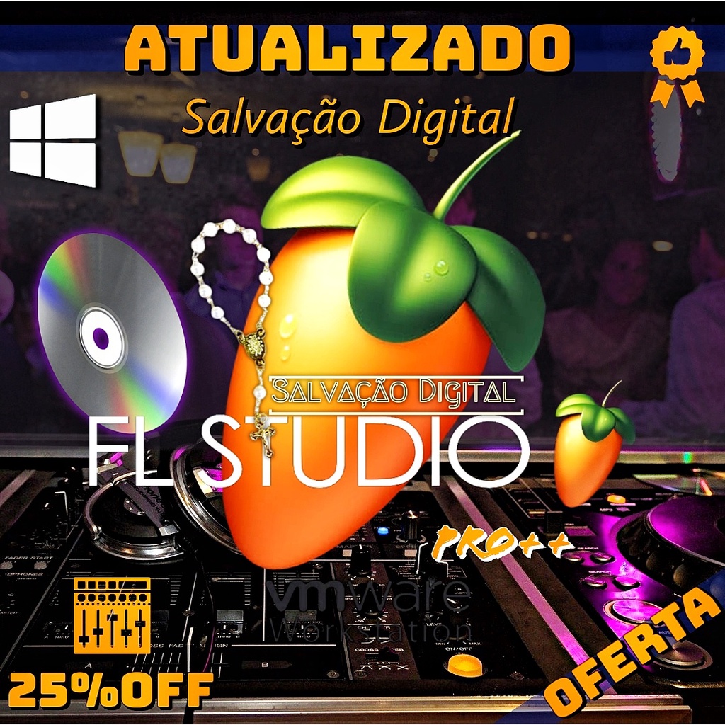 CD DVD BDL - FL Studio DAW PROF EXTRA Plugin's DJ FLStudio | Shopee Brasil