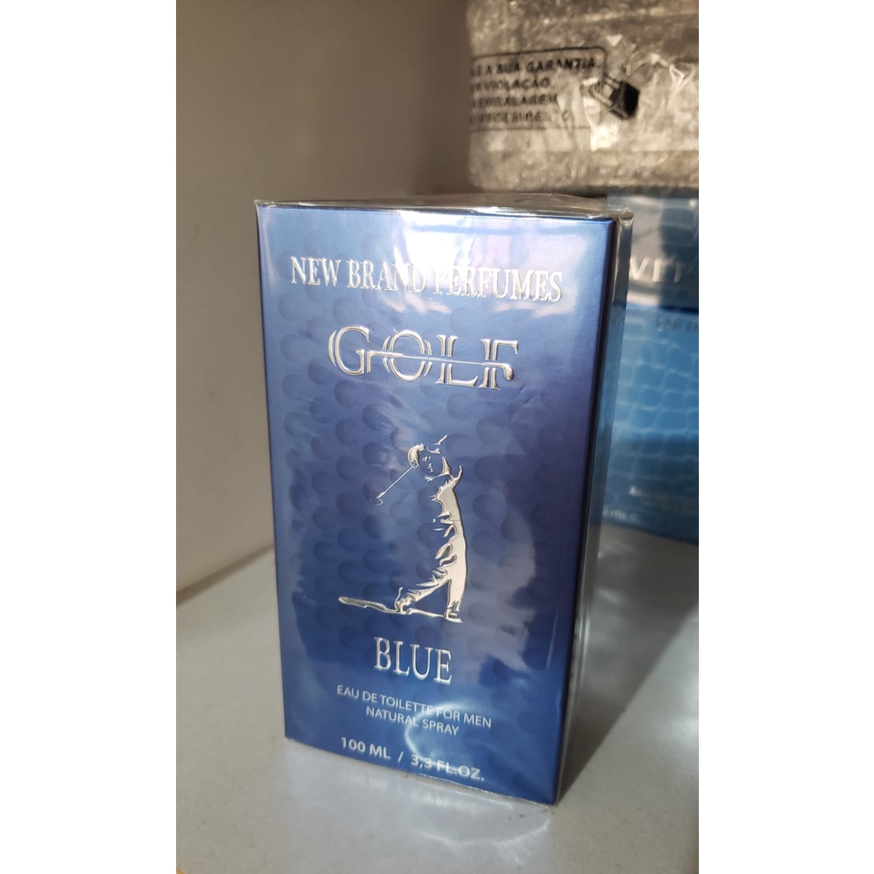 Perfume New Brand Golf Blue Masculino Eau de Toilette 100ml | Shopee Brasil