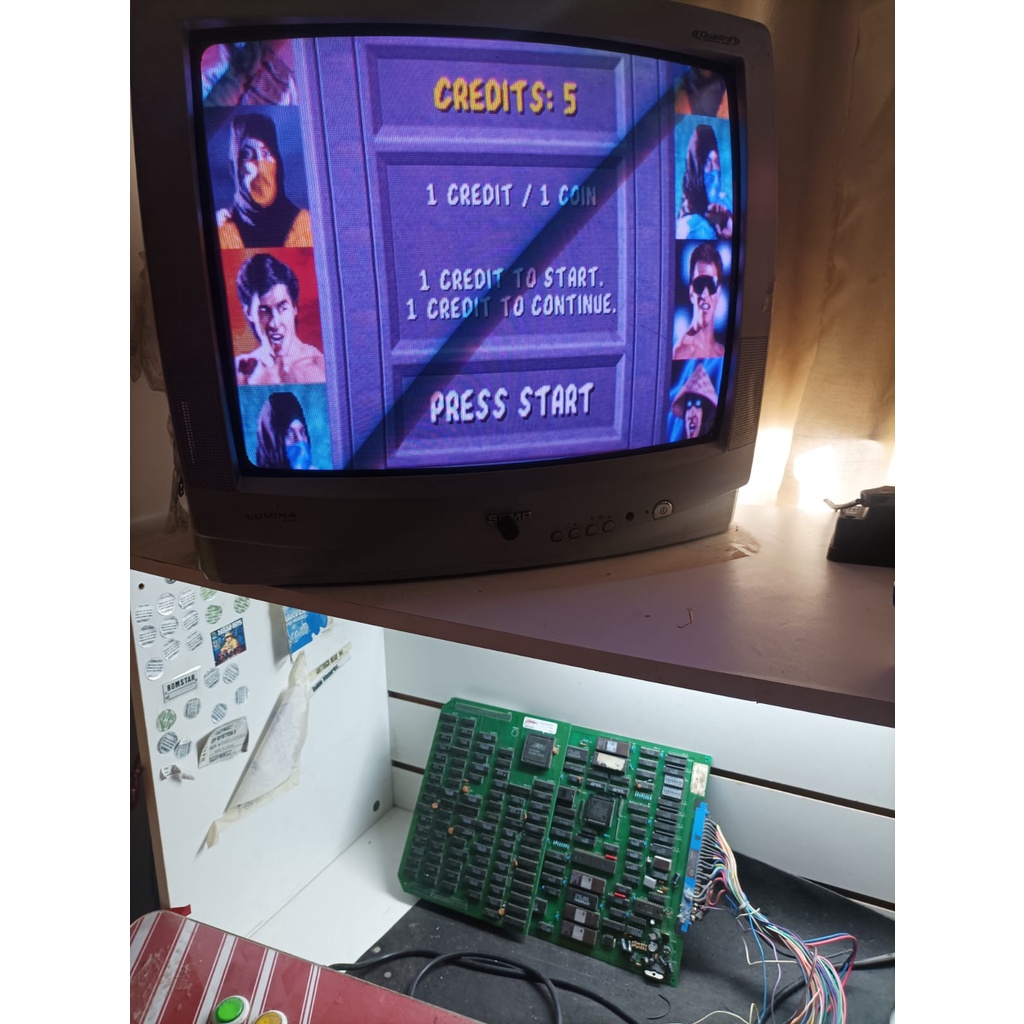 Placa Mortal Kombat (folha Dupla) Jamma Bootleg | Shopee Brasil