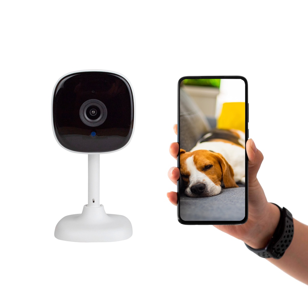 Câmera de Segurança Wi-fi Haiz Pix-z Zoom 4x 1080p Compatível Com Alexa ...