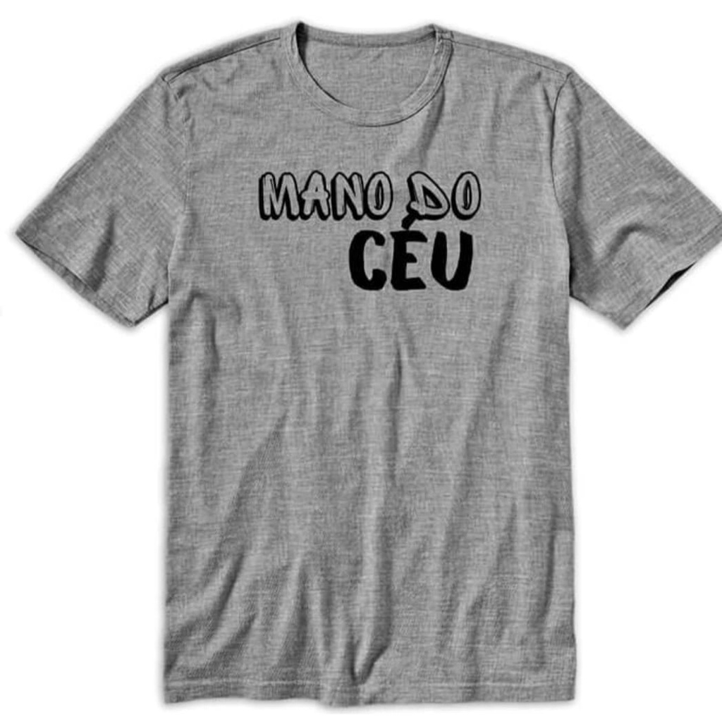 camiseta mano do ceu cinsa escuro unissex | Shopee Brasil