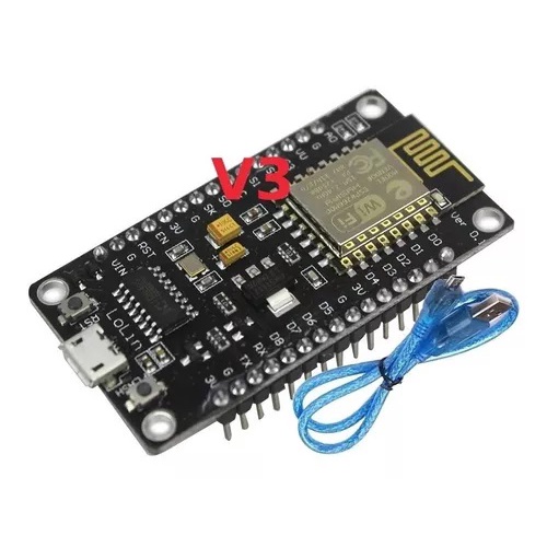 Kit Módulo Esp8266 Nodemcu Wifi Ch340 + Cabo Usb | Shopee Brasil
