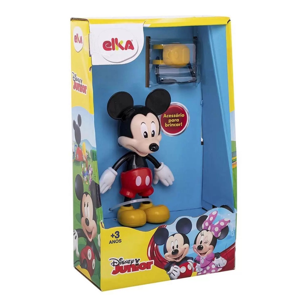 Boneco Infantil Disney's Mickey Mouse - Elka 1175 | Shopee Brasil