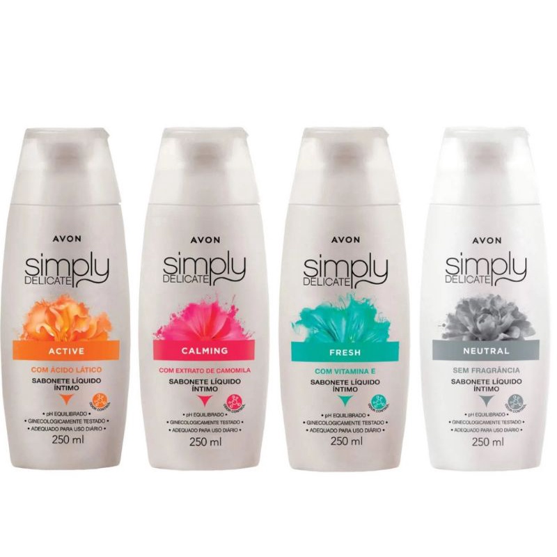 Sabonete líquido íntimo Avon Simply Delicate | Shopee Brasil