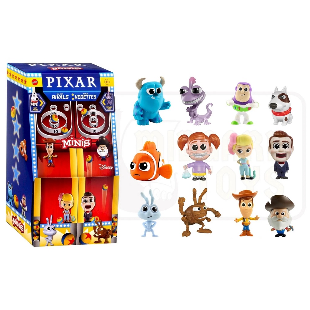 Coleção Completa com 12 Mini Figuras Disney Pixar Minis Os Melhores ...