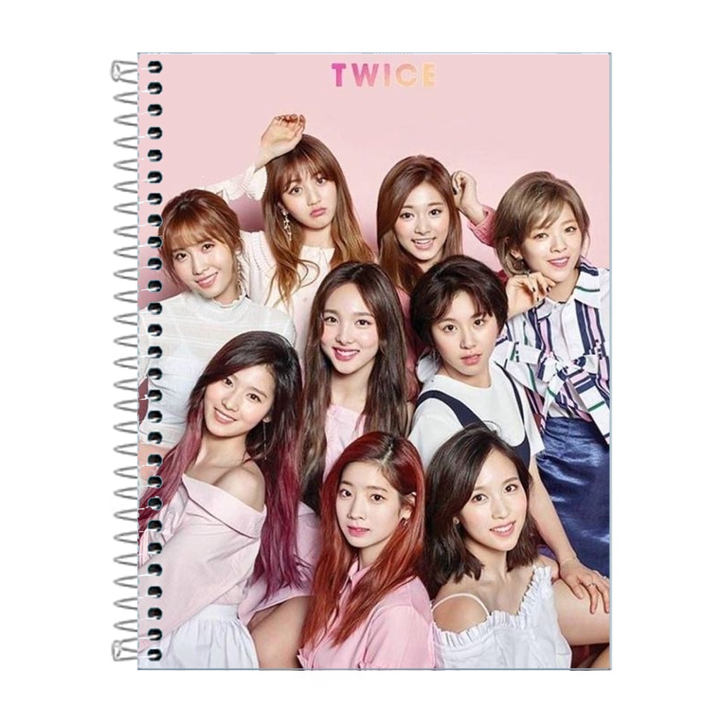 Caderno Twice 10 Matérias 200 Folhas Capa Dura | Shopee Brasil