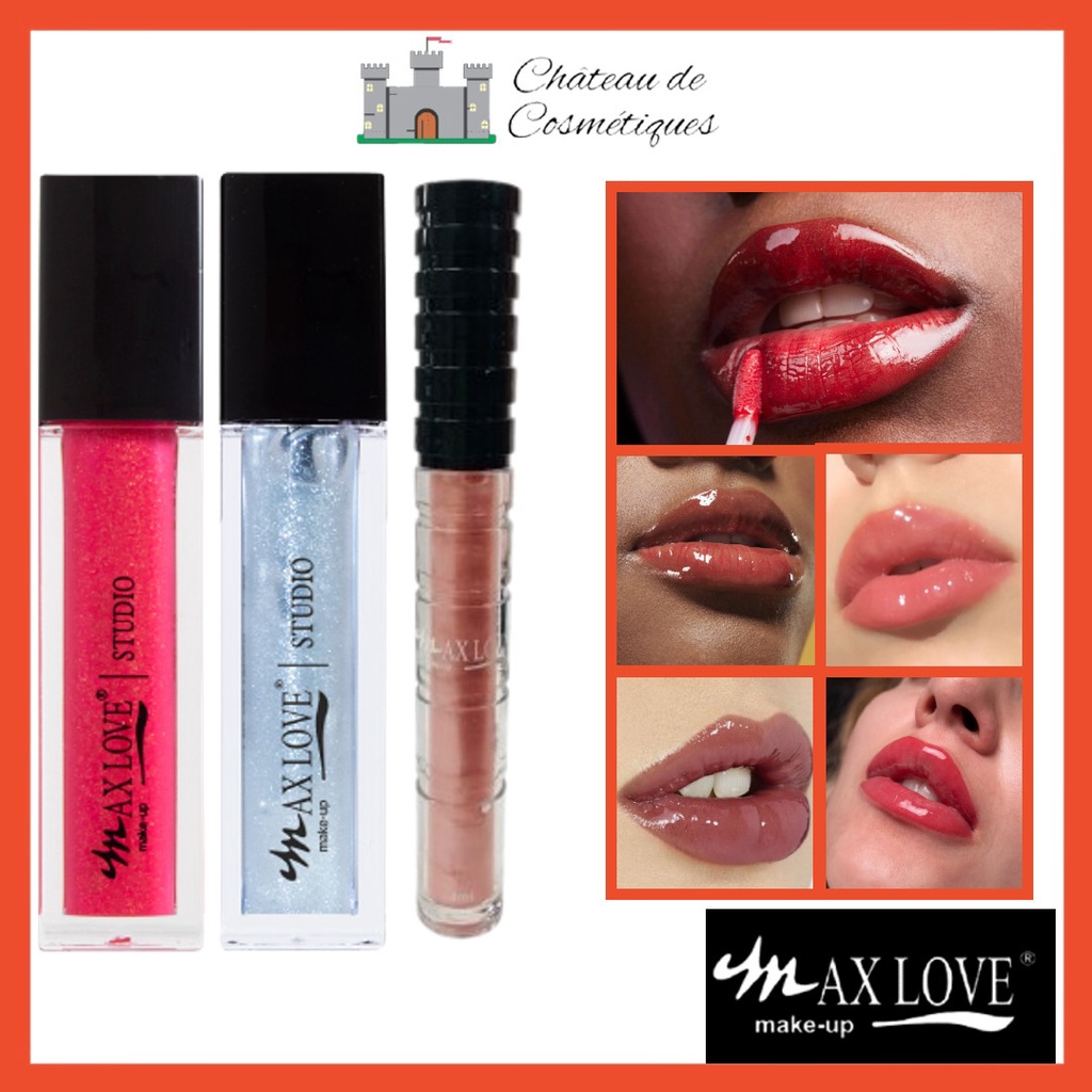 Batom Gloss Lip Max Love Volumoso e Latex 5ml Várias Cores - Escorrega ...