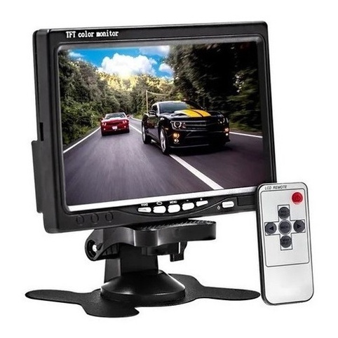 Tela Lcd Automotivo Carro 7 Polegas Com Hdmi Vga Hz-7001 | Shopee Brasil