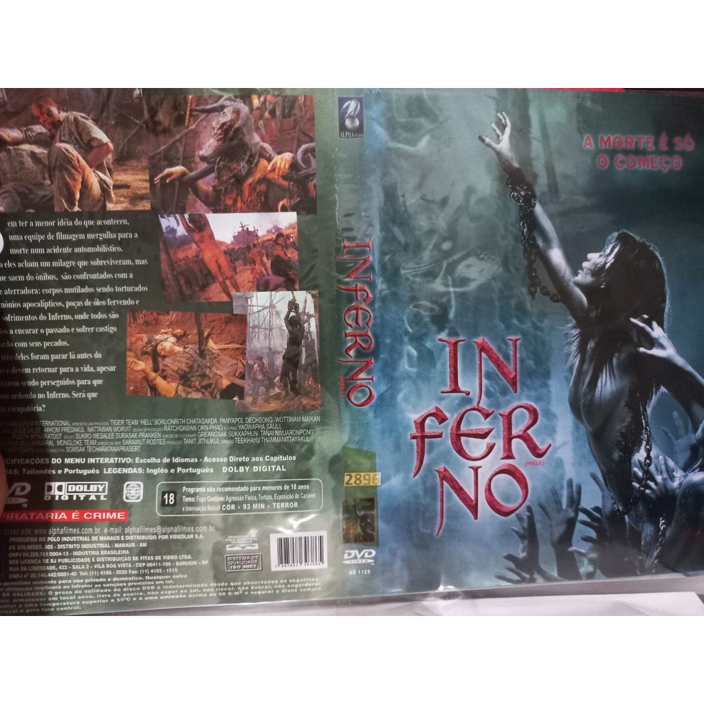 Inferno DVD | Shopee Brasil